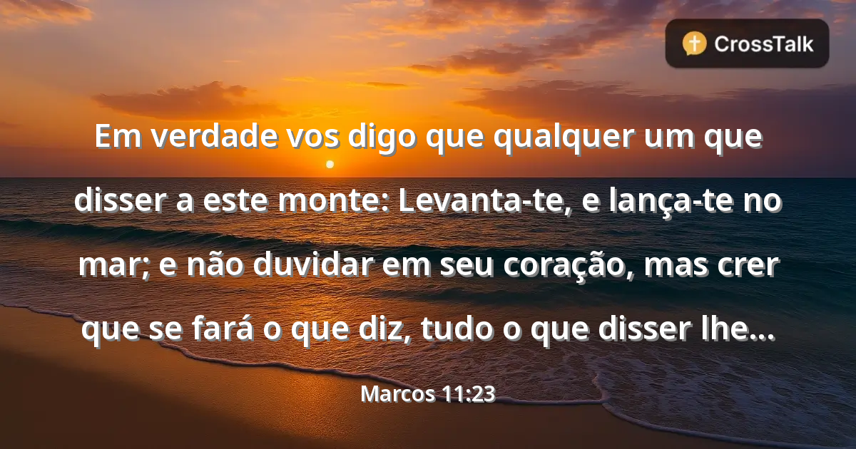 Marcos 11:23 | Bible Chat