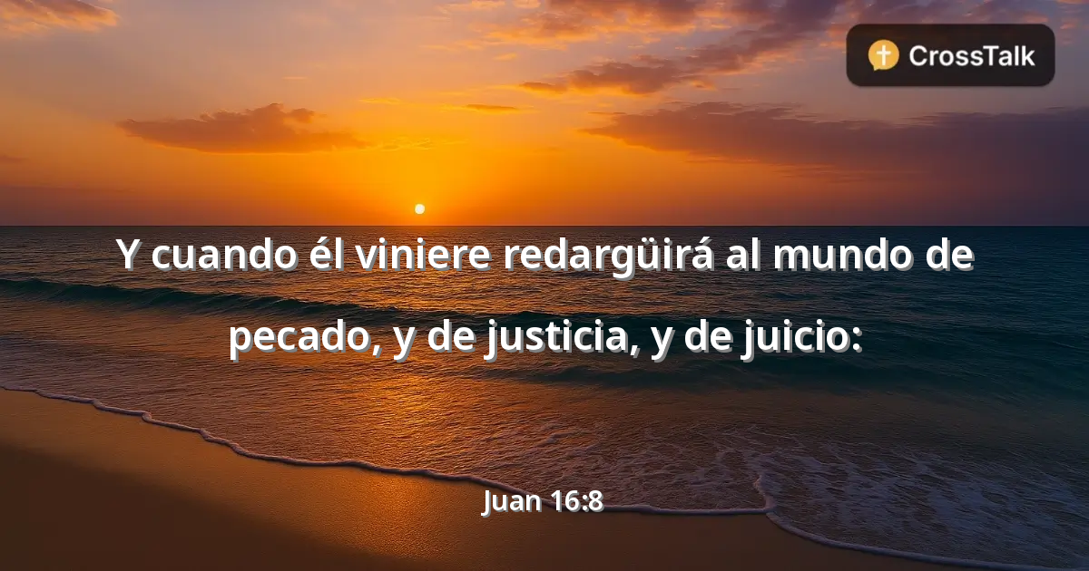 Juan 16:8 | Bible Chat