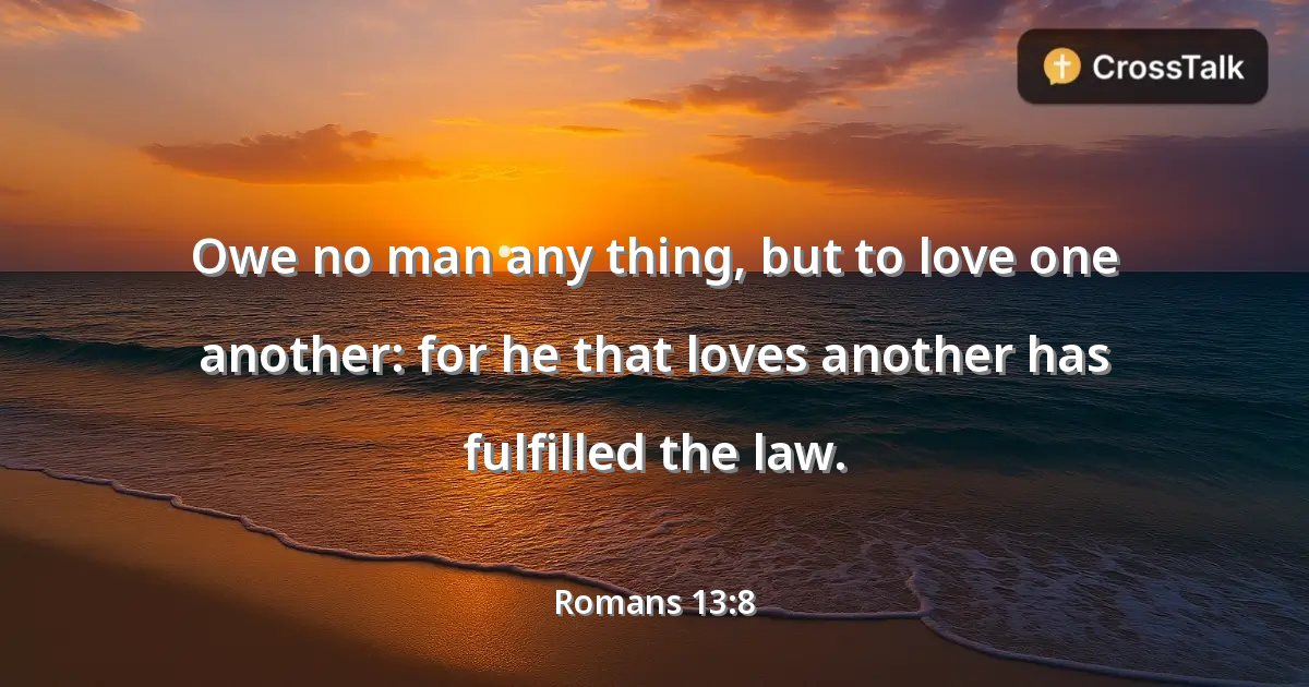 Romans 13:8 | Bible Chat