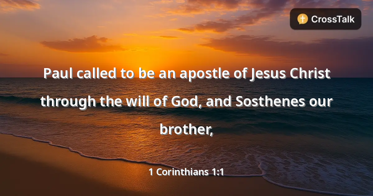 1 Corinthians 1:1 | Bible Chat