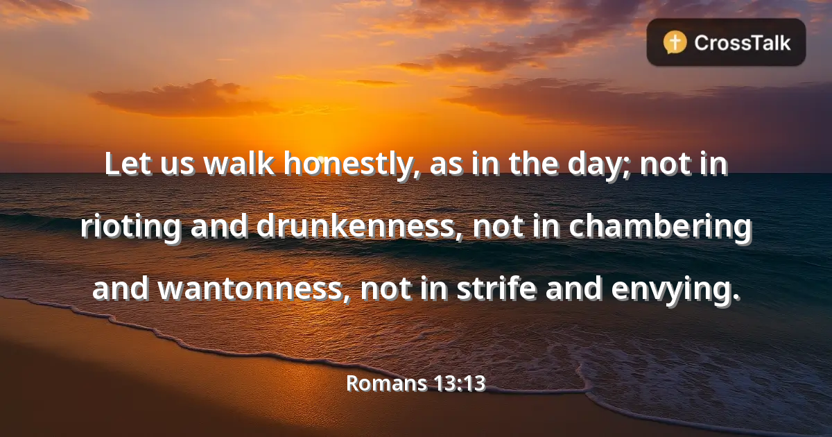 Romans 13:13 | Bible Chat