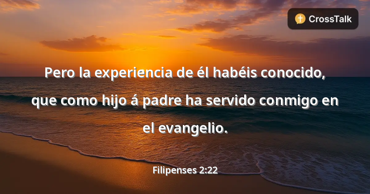 Filipenses 2:22 | Bible Chat