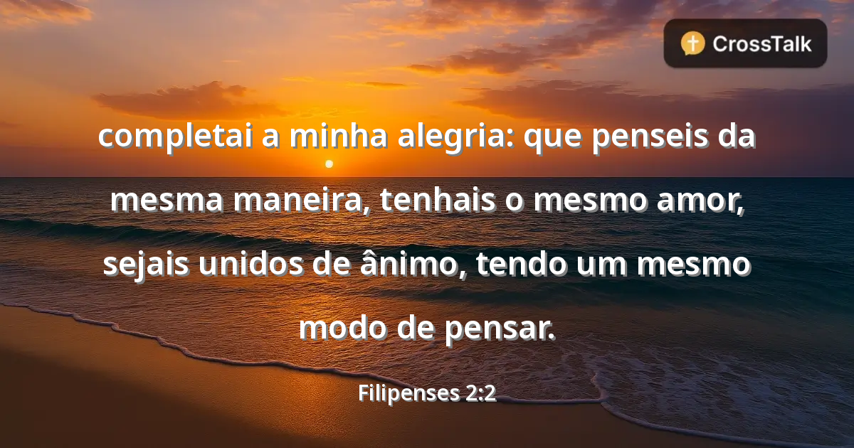 Filipenses 2:2 | Bible Chat