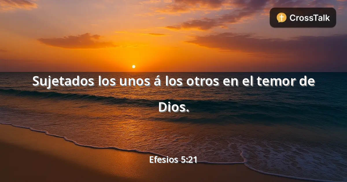 Efesios 5:21 | Bible Chat