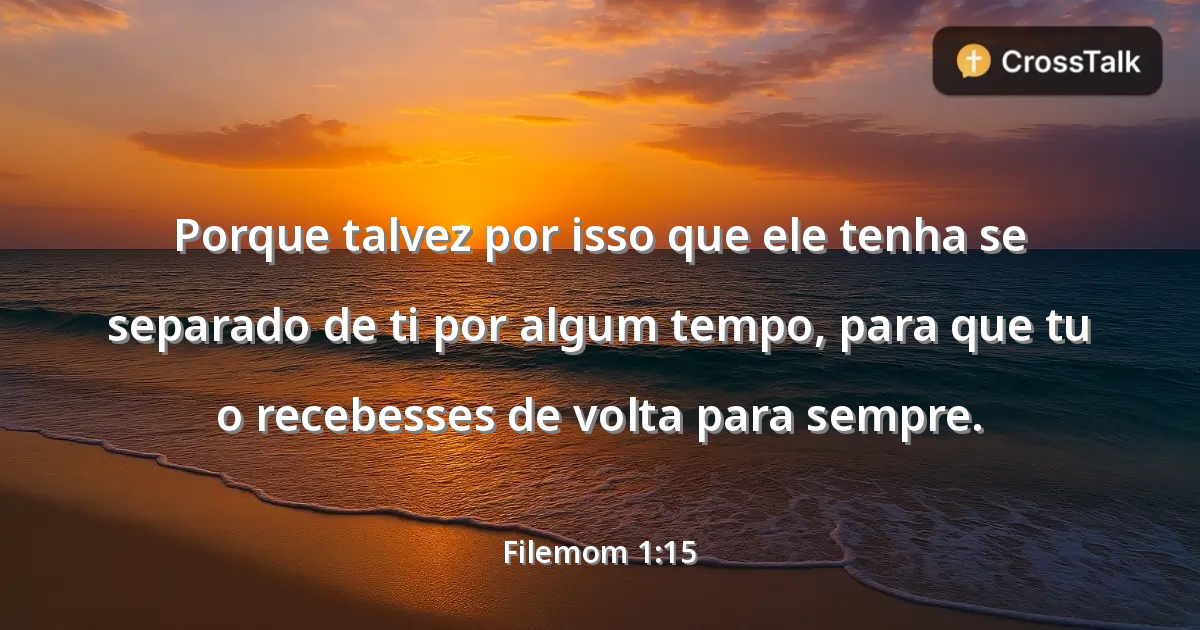 Filemom 1:15 | Bible Chat