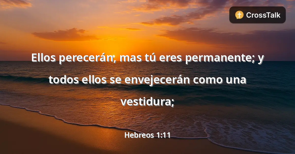 Hebreos 1:11 | Bible Chat