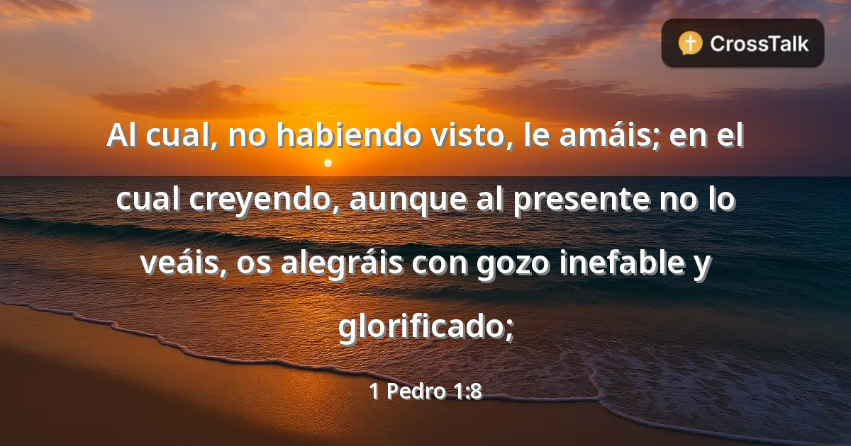 1 Pedro 1:8 | Bible Chat