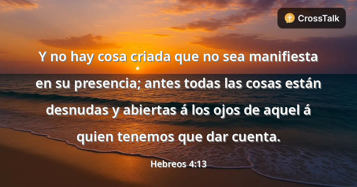 Hebreos 4:13 | Bible Chat