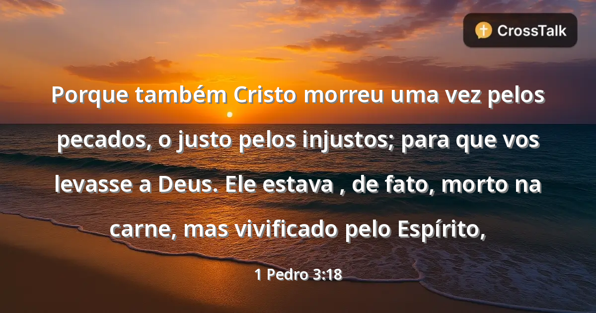 1 Pedro 3:18 | Bible Chat