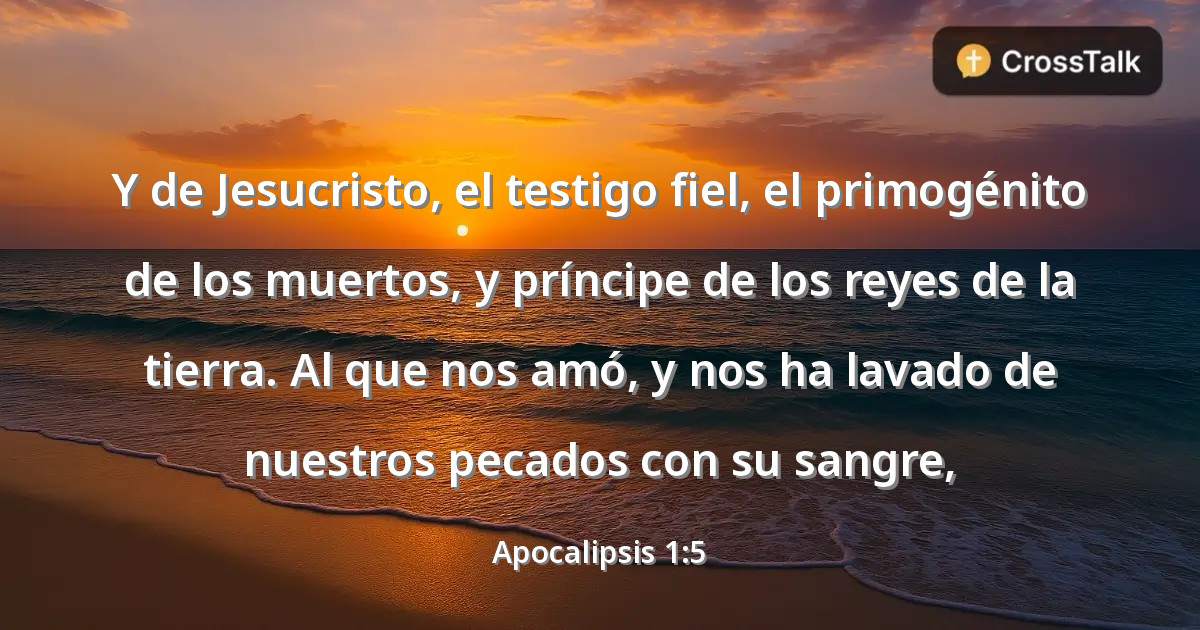 Apocalipsis 1:5 | Bible Chat