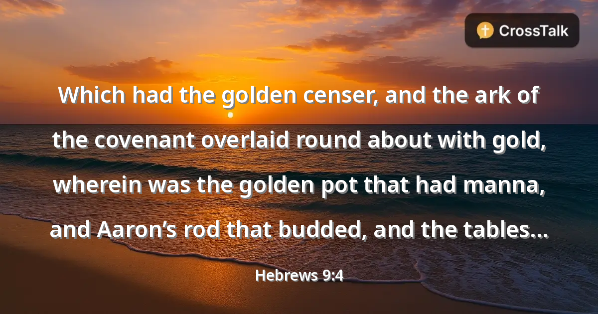 Hebrews 9:4 | Bible Chat