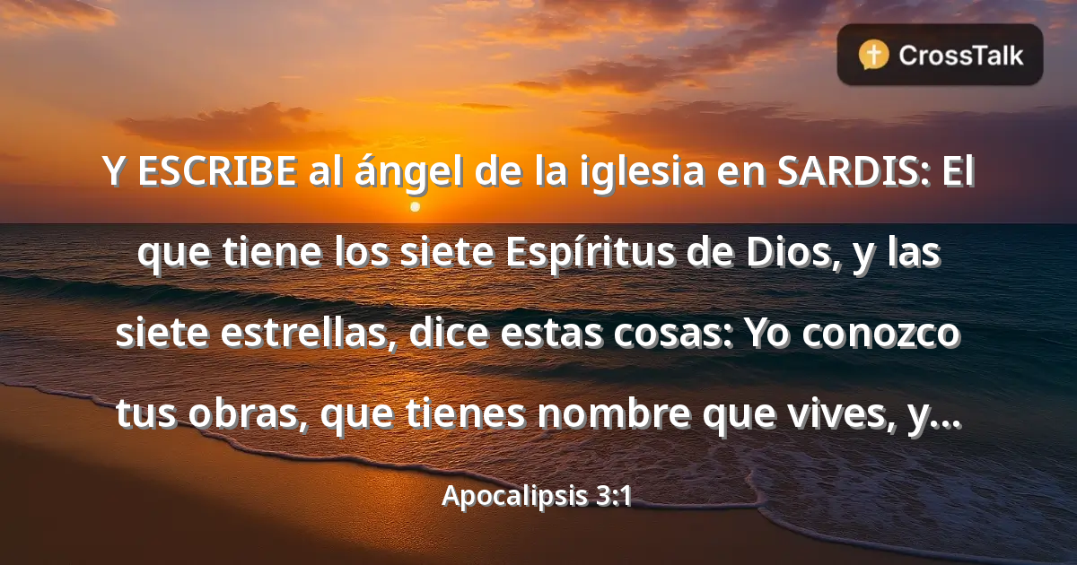 Apocalipsis 3:1 | Bible Chat