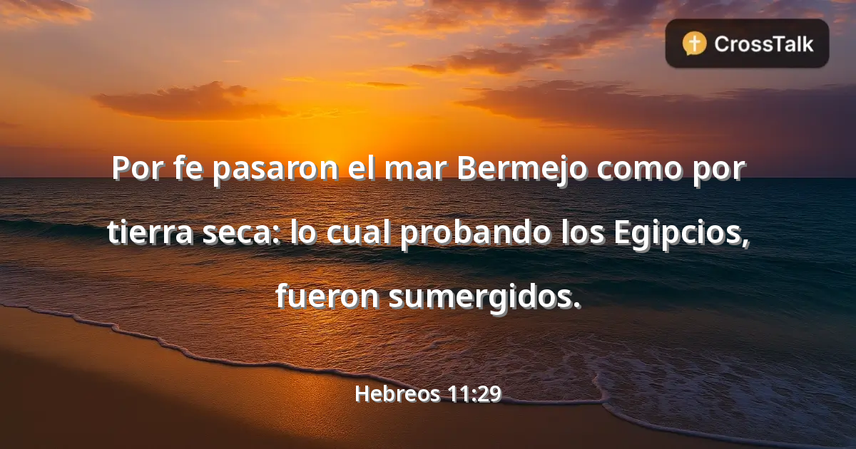 Hebreos 11:29 | Bible Chat