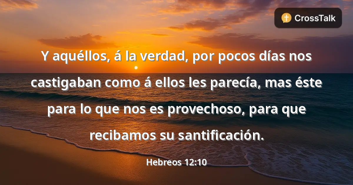 Hebreos 12:10 | Bible Chat