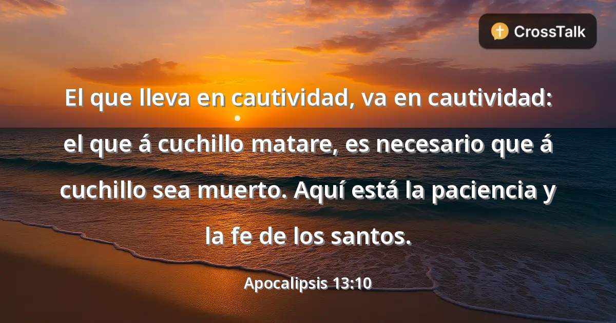 Apocalipsis 13:10 | Bible Chat