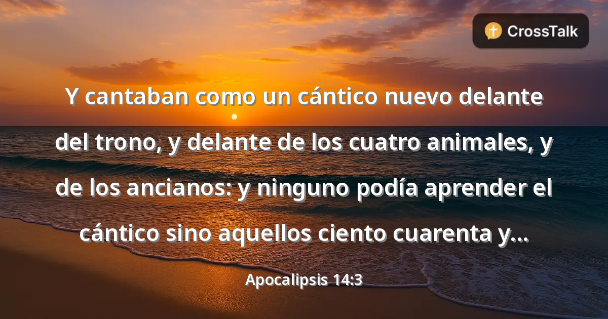 Apocalipsis 14:3 | Bible Chat