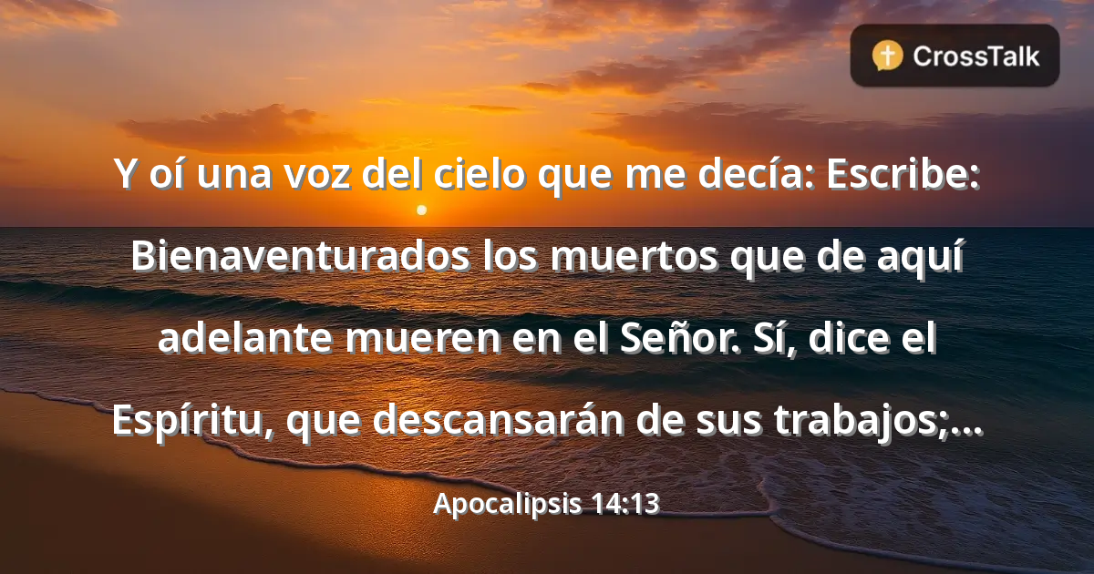 Apocalipsis 14:13 | Bible Chat