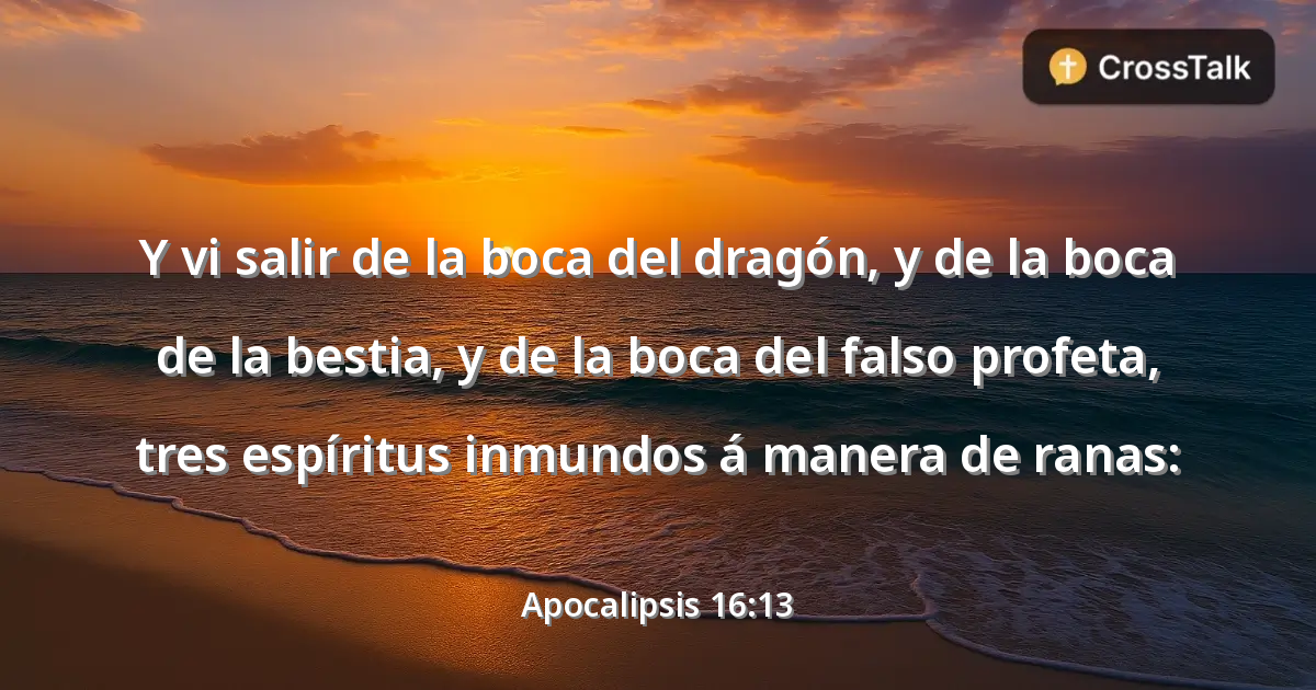 Apocalipsis 16:13 | Bible Chat