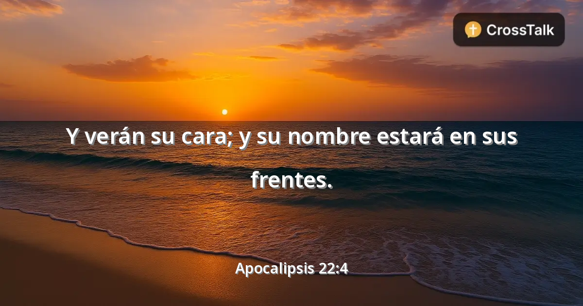 Apocalipsis 22:4 | Bible Chat