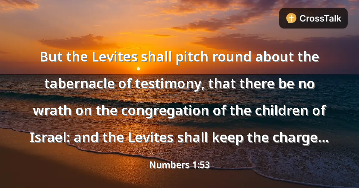 Numbers 1:53 | Bible Chat