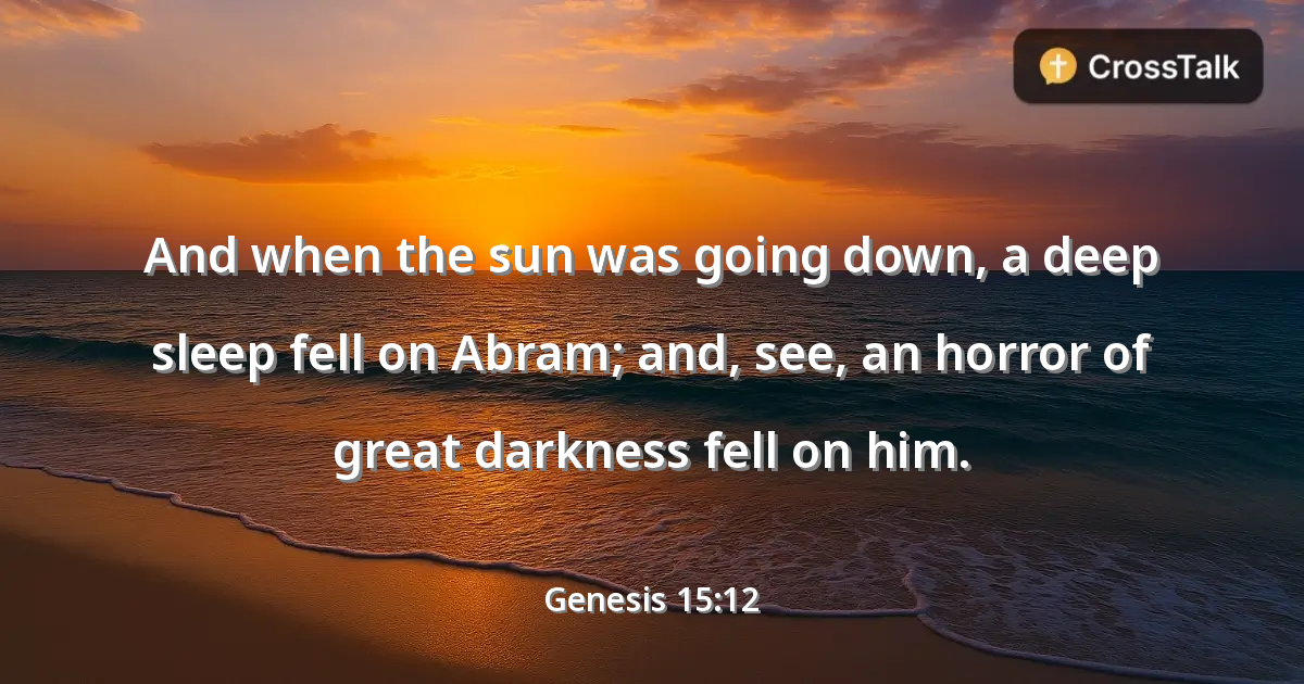 Genesis 15:12 | Bible Chat