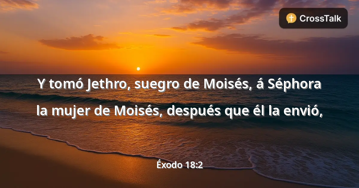 Éxodo 18:2 | Bible Chat
