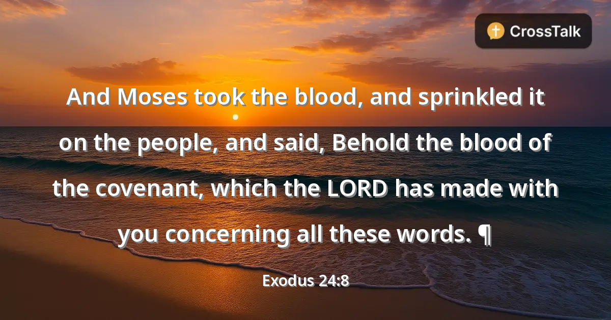 Exodus 24:8 | Bible Chat