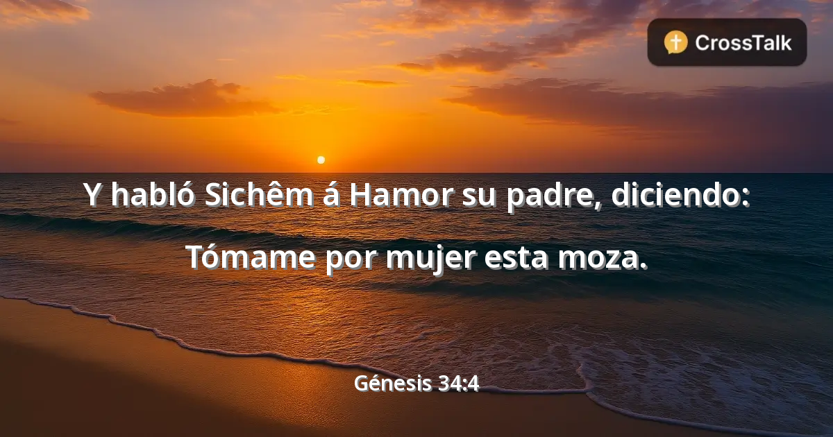 Génesis 34:4 | Bible Chat