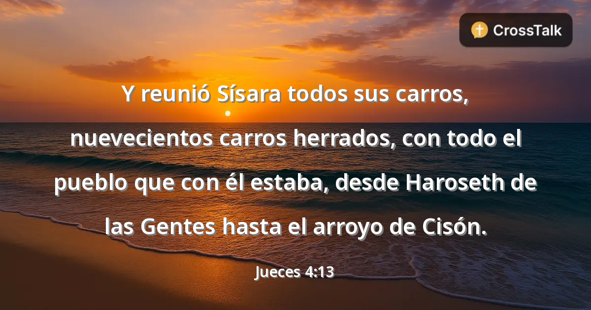 Jueces 4:13 | Bible Chat