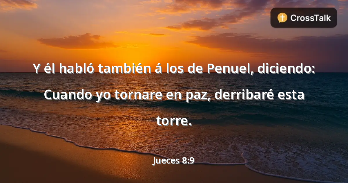 Jueces 8:9 | Bible Chat
