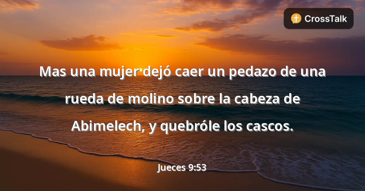 Jueces 9:53 | Bible Chat