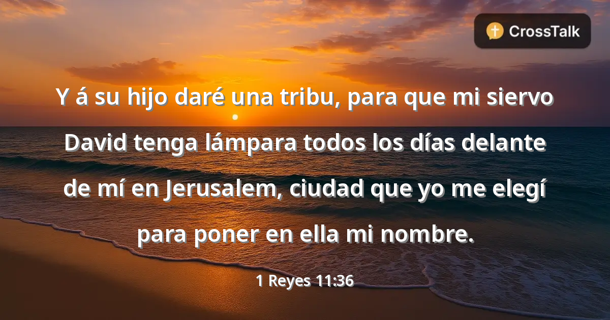 1 Reyes 11:36 | Bible Chat