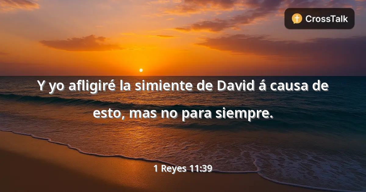 1 Reyes 11:39 | Bible Chat
