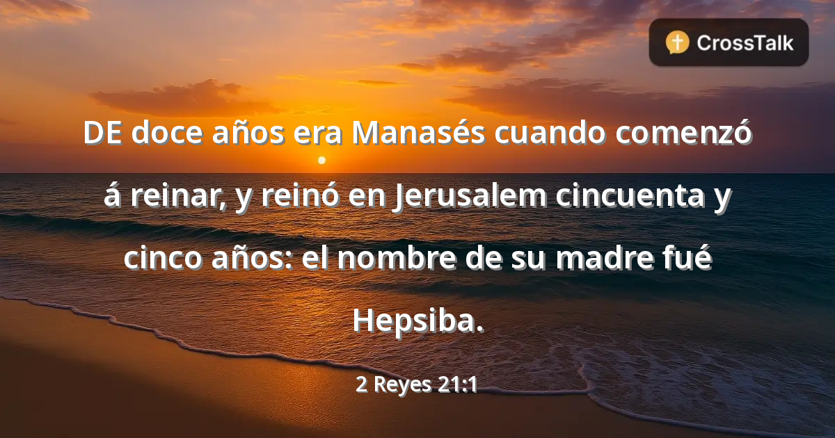 2 Reyes 21:1 | Bible Chat