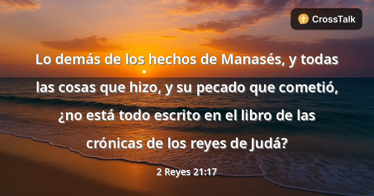 2 Reyes 21:17 | Bible Chat