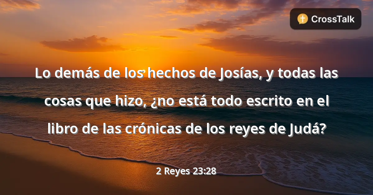 2 Reyes 23:28 | Bible Chat