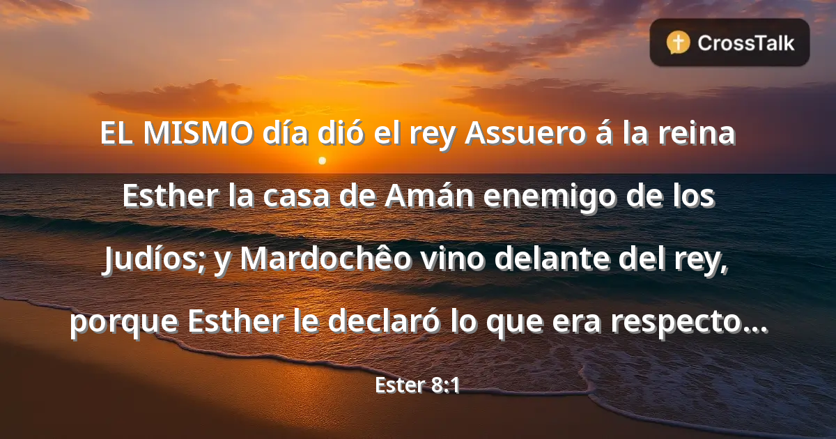 Ester 8:1 | Bible Chat