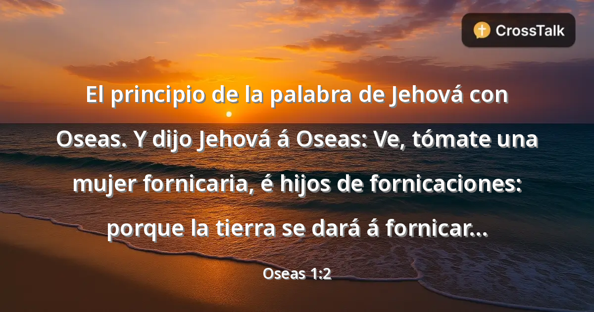 Oseas 1:2 | Bible Chat