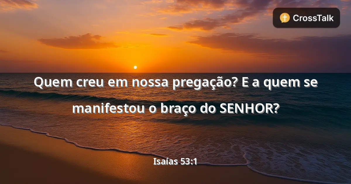 Isaías 53:1 | Bible Chat