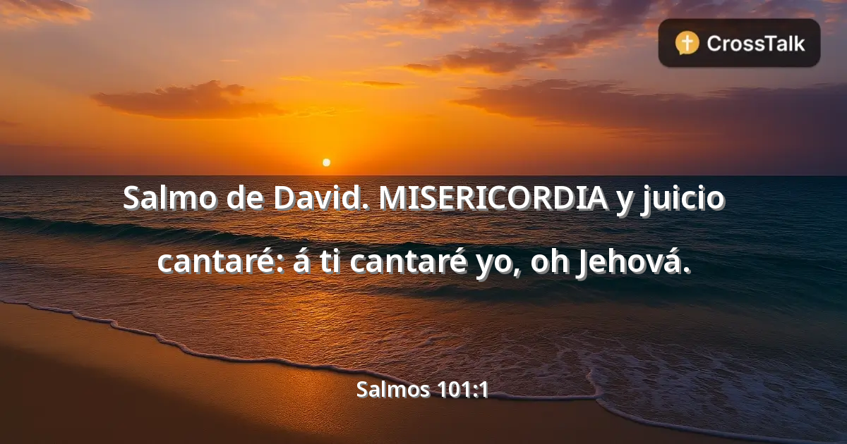 Salmos 101:1 | Bible Chat