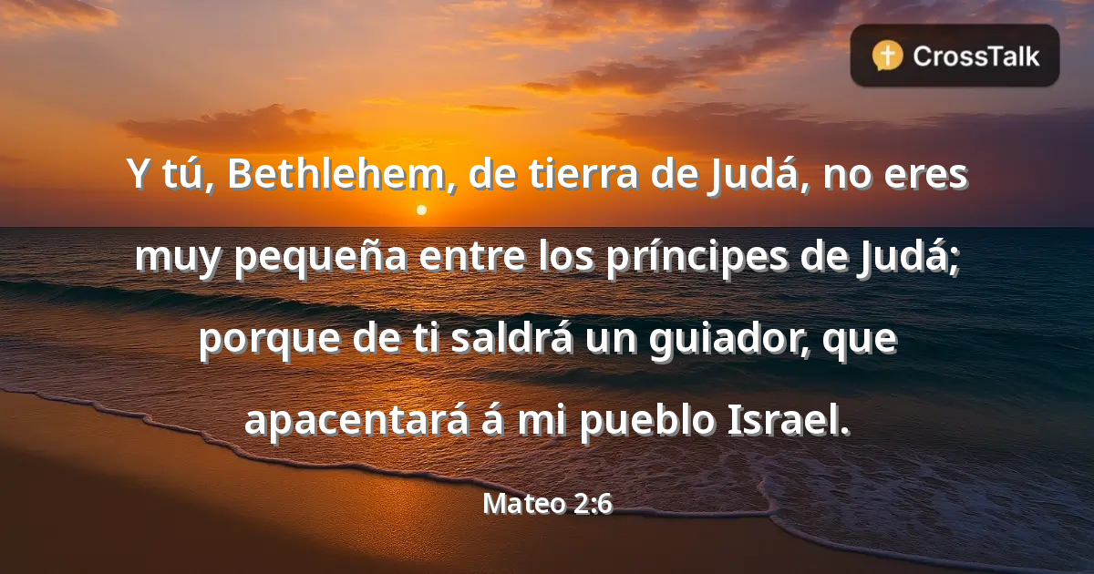 Mateo 2:6 | Bible Chat