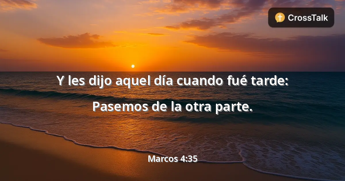 Marcos 4:35 | Bible Chat