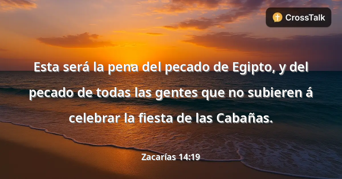Zacarías 14:19 | Bible Chat