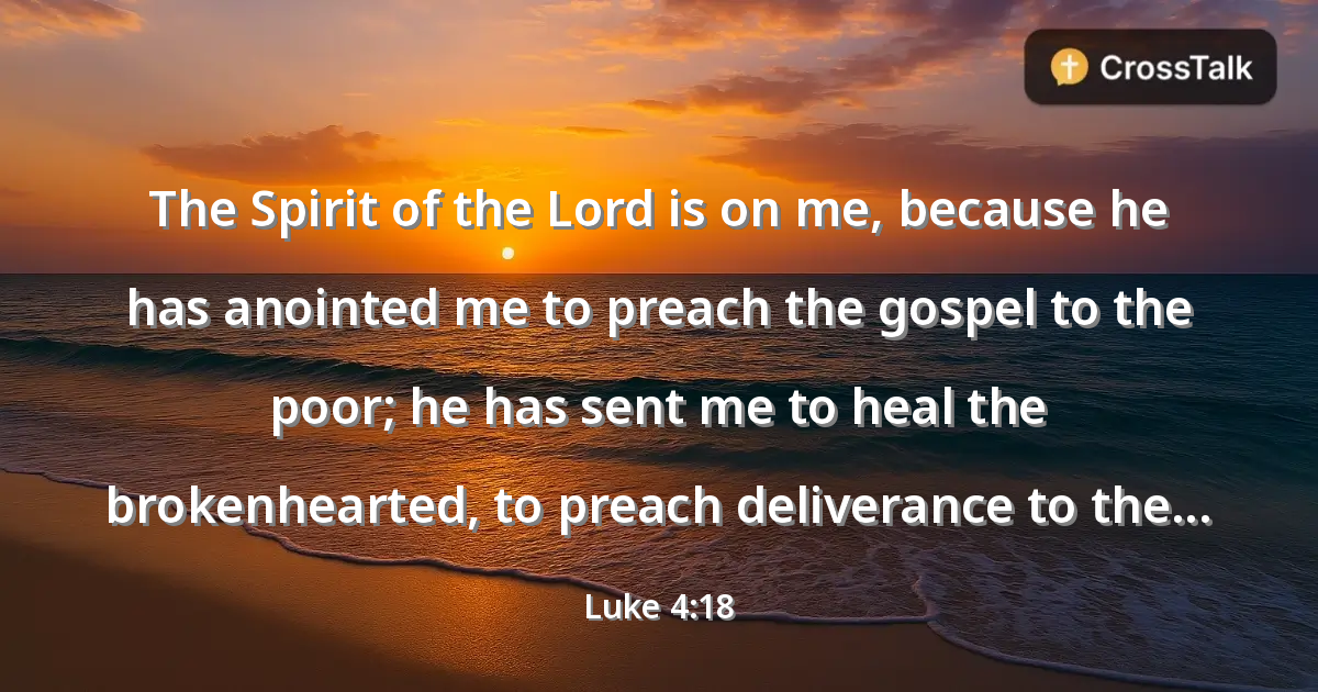 Luke 4:18 | Bible Chat